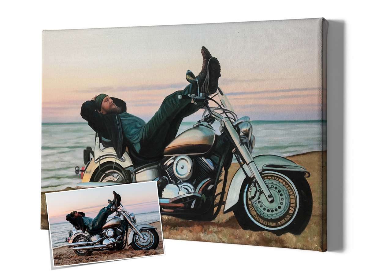 Dein Motorrad malen lassen