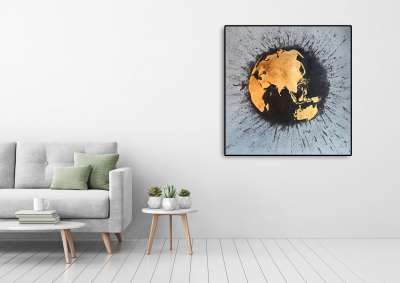 Dekoratives Acrylbild Unsere Erde | Bildmania